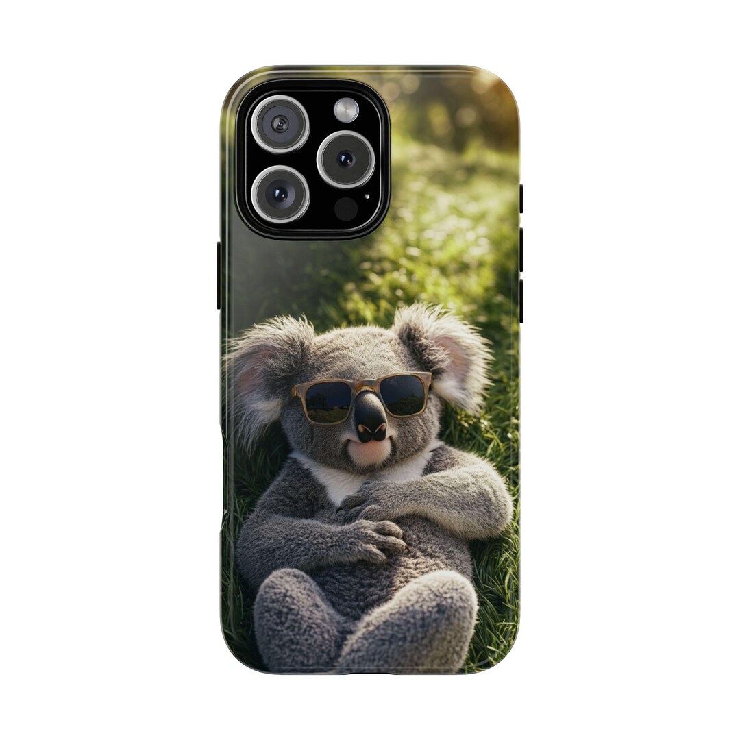 Koala Bear Cool Sunglasses Cover Shockproof Phone Case for iPhone 16 15 ...