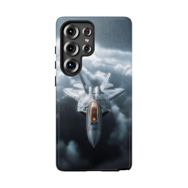 F-22 Raptor Jet Military Plane Phone Case, Personalized, Wireless ...