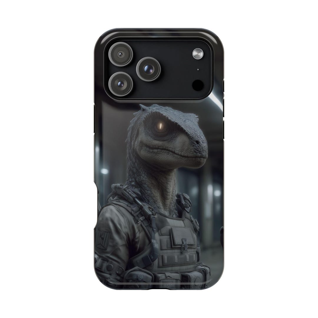Phone Ink - Custom Case - Raptor Special Forces Soldier Dinosaur - Etsy