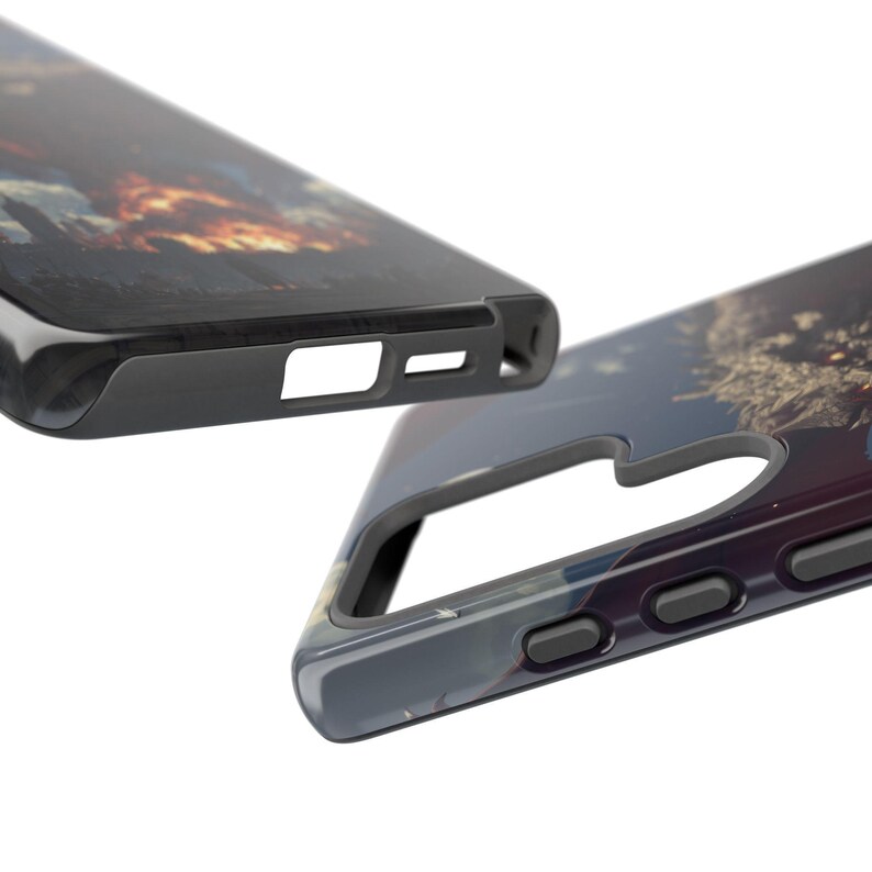 Colossal Dragon Siege Fire Castle Phone Case - Lifetime Warranty Case ...