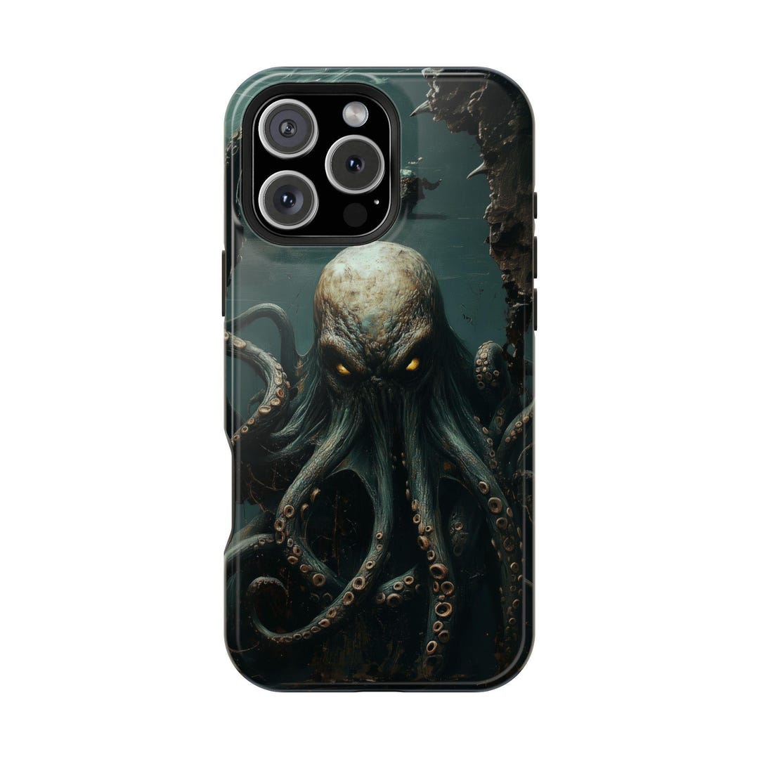 Cthulhu Octopus Monster Lovecraft Titan Phone Case: Iphone, Galaxy ...