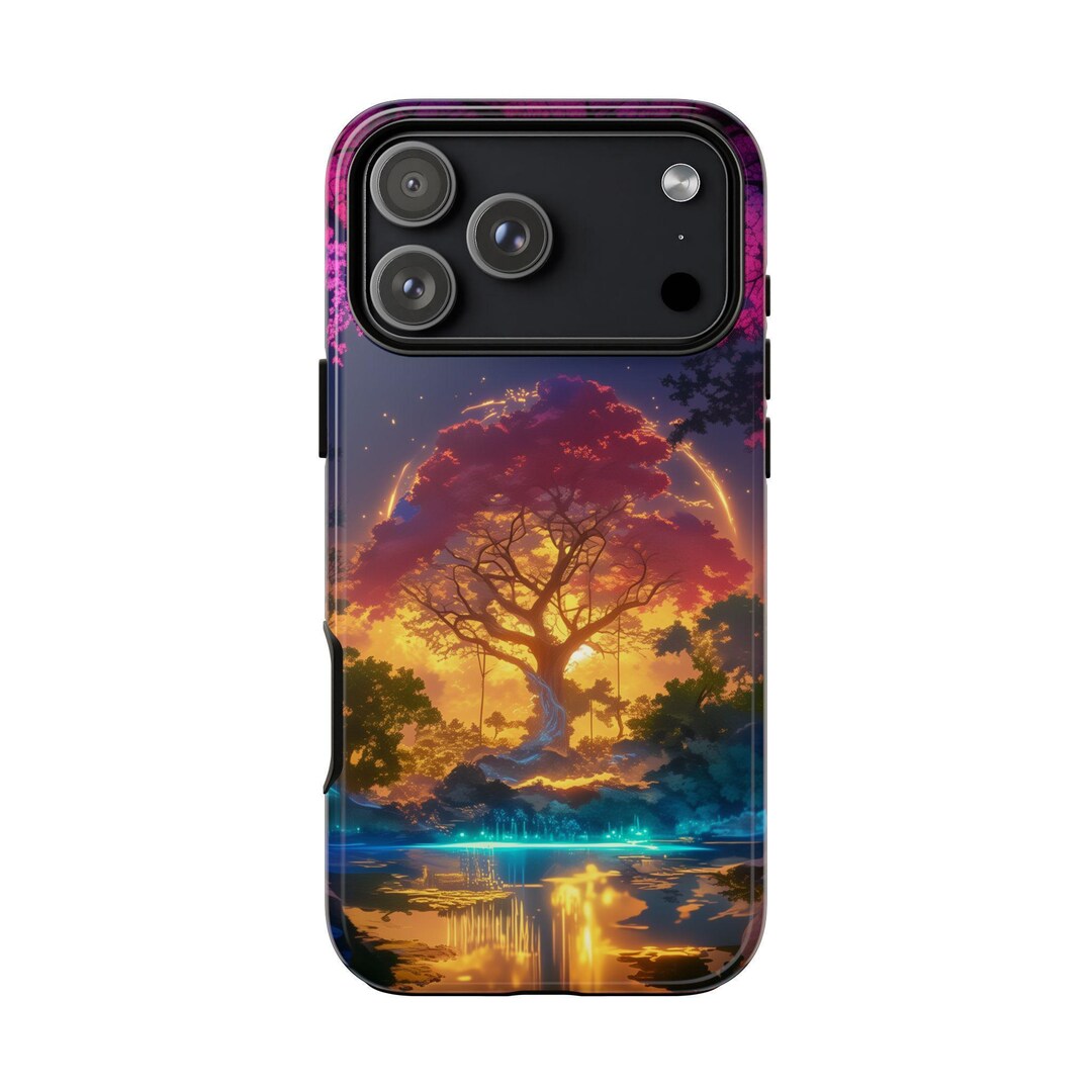 Spirit Tree Golden Pond Teal Glow Phone Case: Iphone, Galaxy, Pixel ...