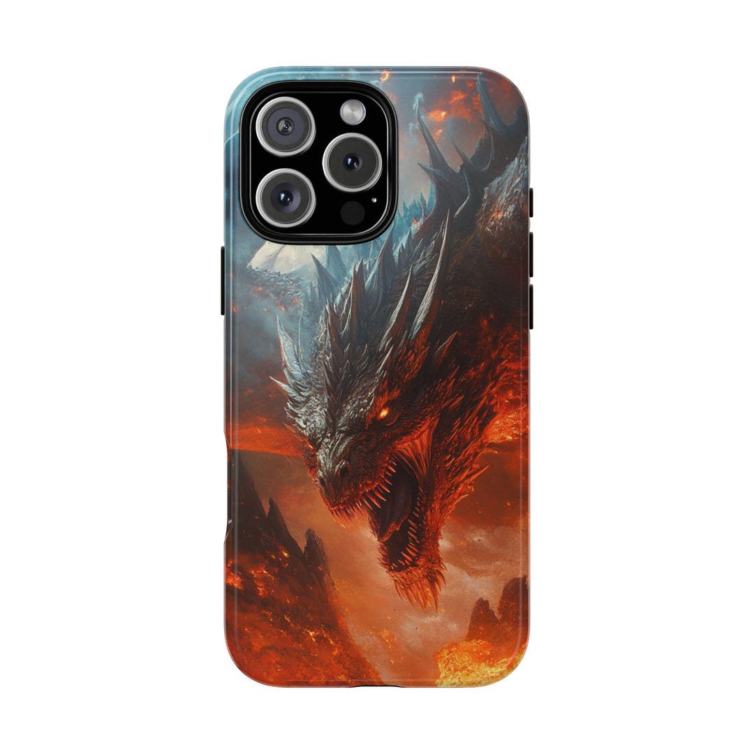 Lifetime Warranty - Dragon Mountain Caverns Orange Fire Phone Case for ...