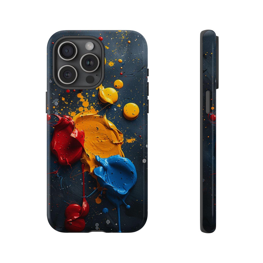 Paint Splatter Color Painter Pallette Tough Cover Phone Case for Galaxy ...