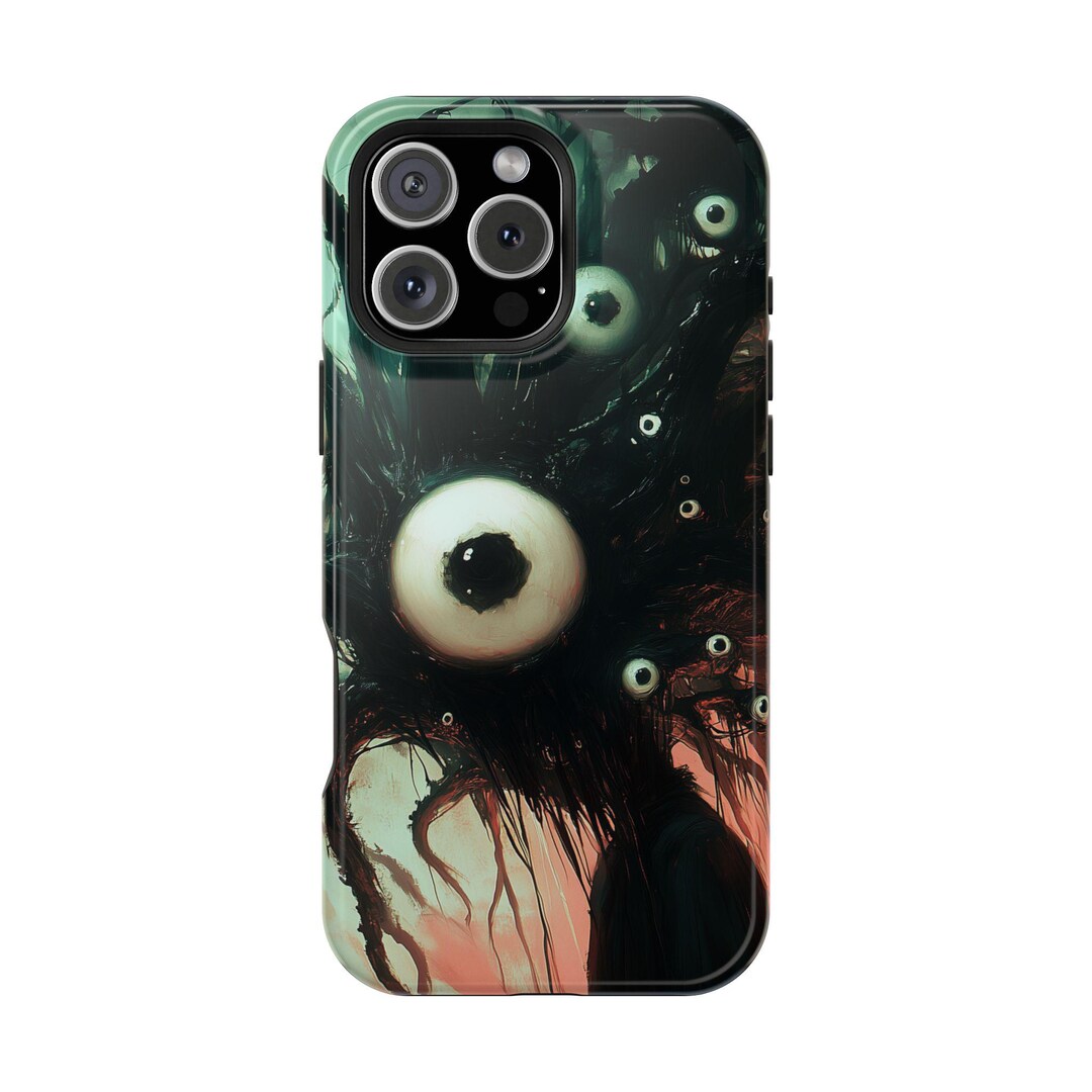 Black Watcher Void Eyeballs Abstract Eye - Phone Ink Impact Resistant ...