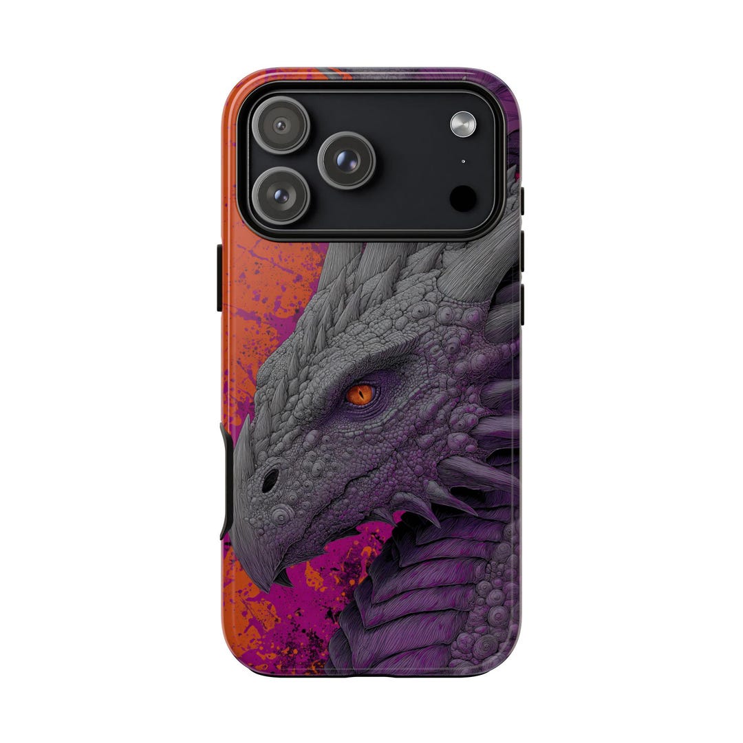 Purple Dragon Kaiju Gray Wyrm - Etsy