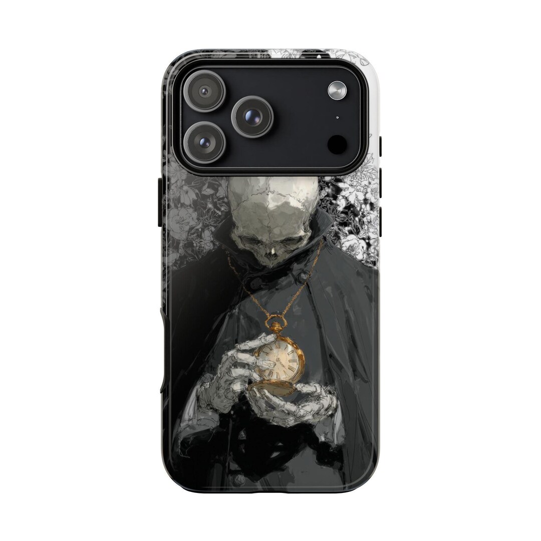 Iphone, Galaxy, Pixel - the Time Keeper Skeleton Pocket Watch Clock ...