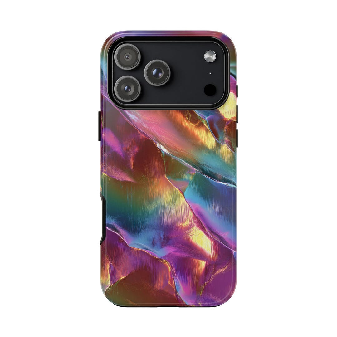 Iridescent Shimmering Wave Pattern Phone Case | Tough Slim Cover ...