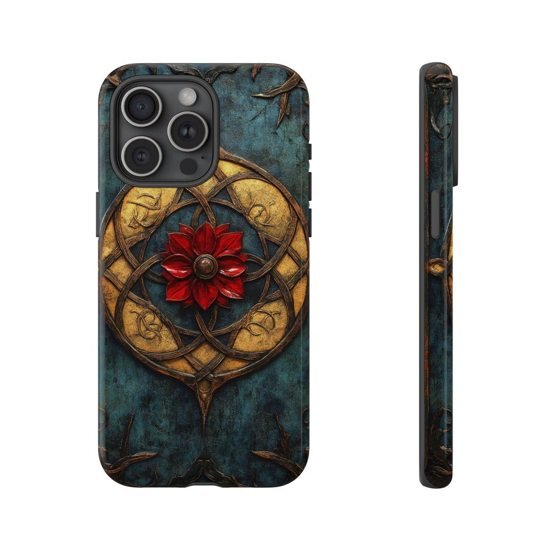 Celtic Knot Phone Case, Runic Design, Tough Symbolic Cover - Etsy