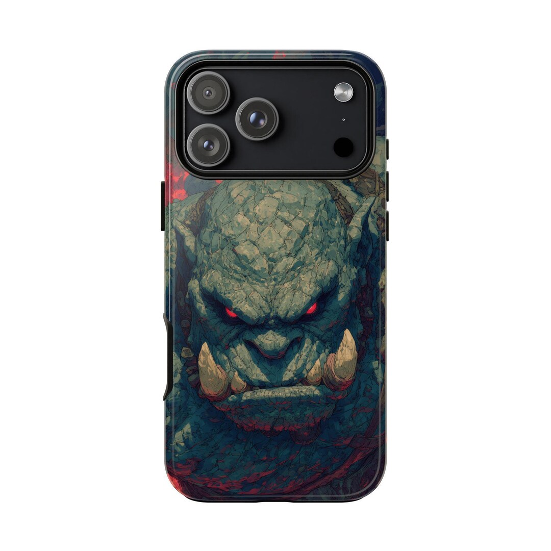 IPhone | Galaxy | Pixel - Phone Ink Case - Orc Warlord Volcanic Ash ...