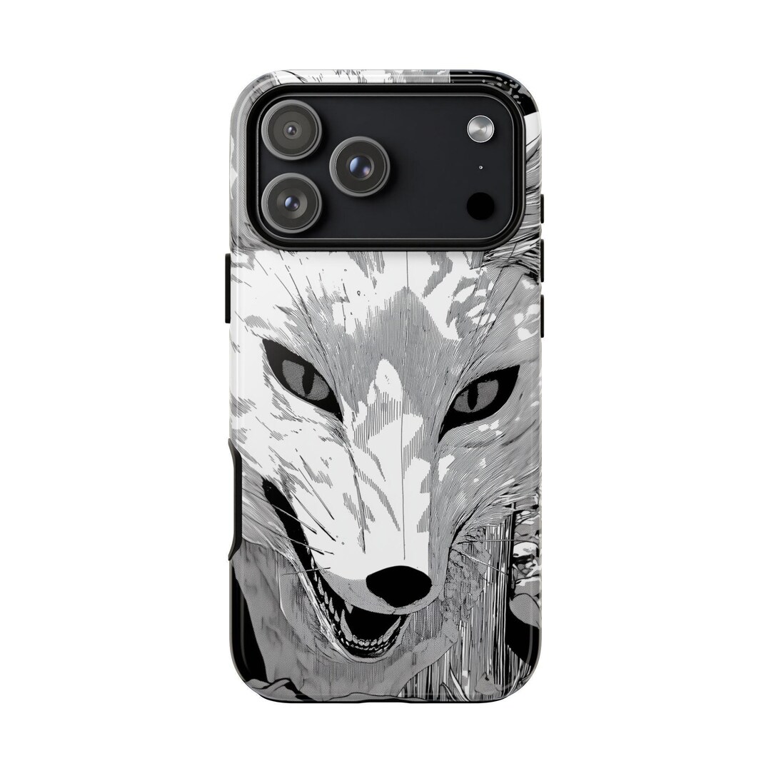 White Kitsune Fox Anime Art Phone Case: iPhone | Galaxy | Pixel ...