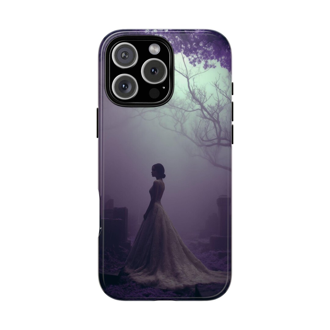 Ghostly Bride Dress Gothic Graveyard Fog Phone Case: Iphone, Galaxy ...