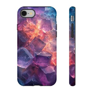 Purple Mineral Crystal Shards Rocks Fluorite Amethyst Case for Galaxy ...