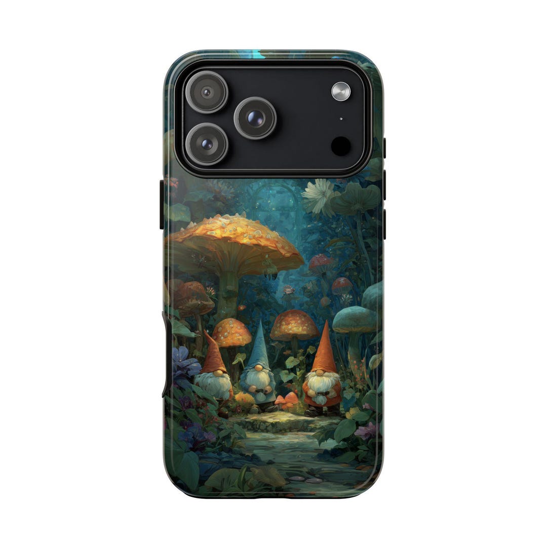 IPhone | Galaxy | Pixel - Phone Ink Case - Midnight Garden Gnomes ...