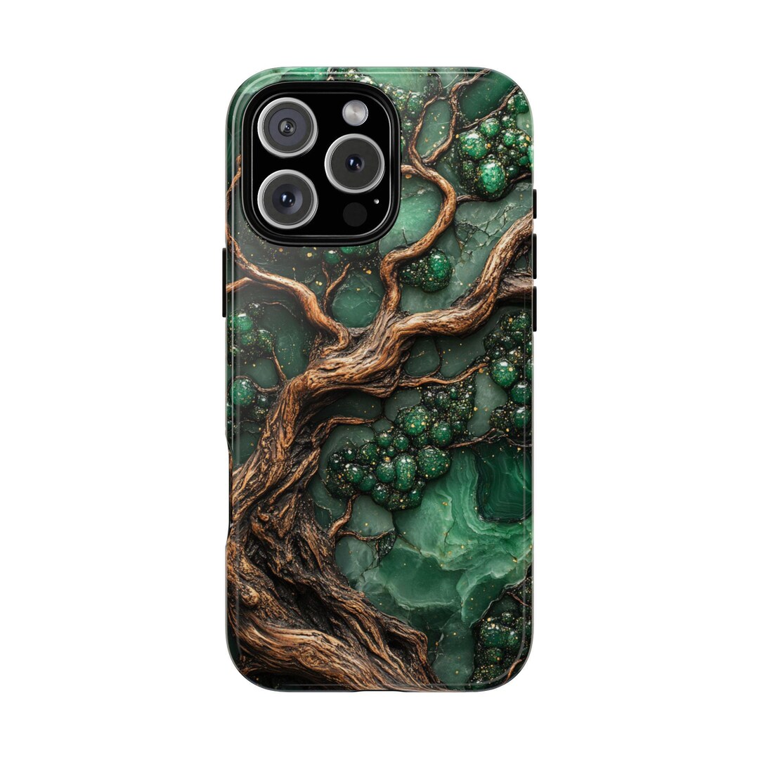 Forest Tree Wood Emerald Resin Mossy | Phone Ink Case: Iphone, Samsung ...