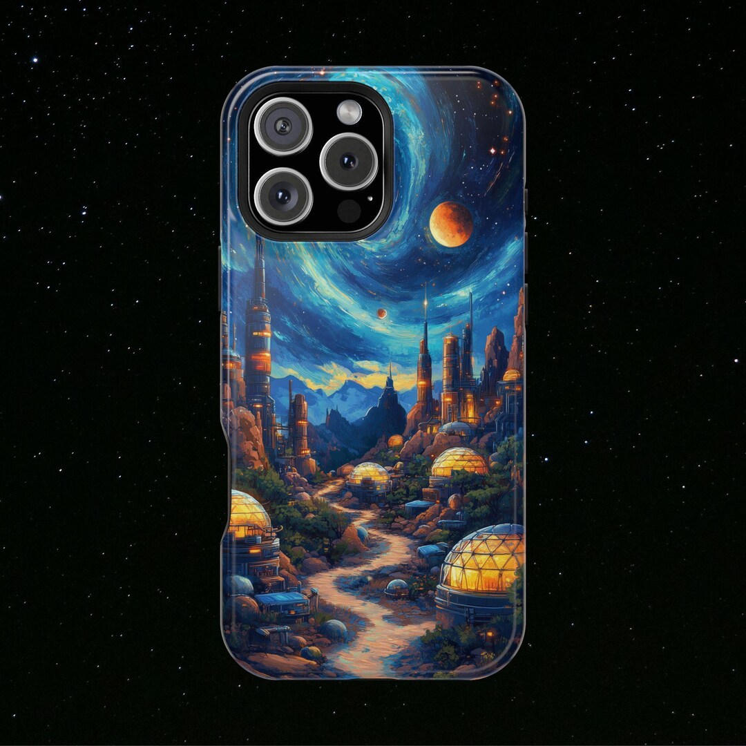 Galactic Settlement Visions Dome Colony Phone Case: Iphone, Galaxy ...