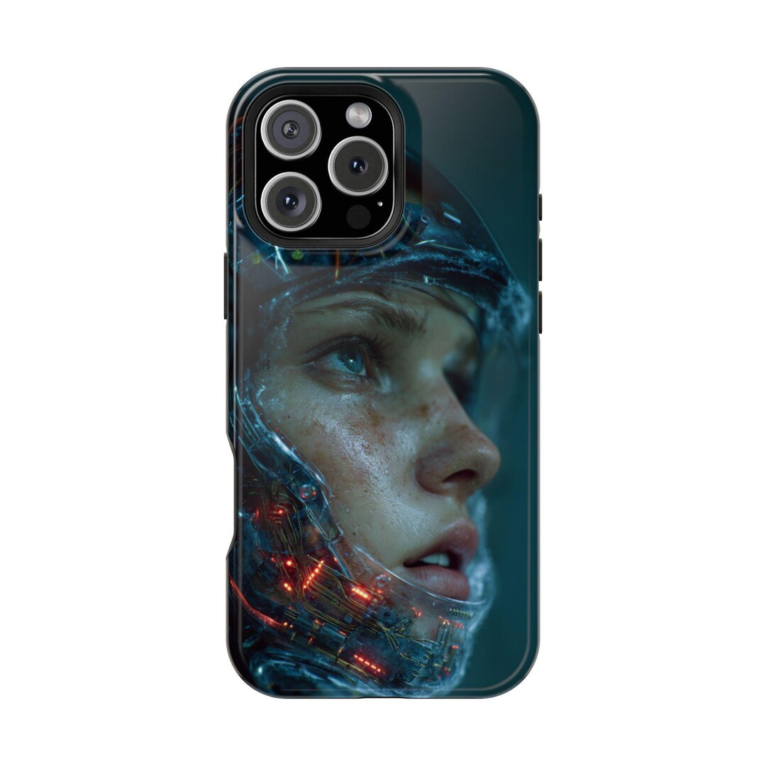 Iphone, Galaxy, Pixel - Biomechanical Girl Cyberpunk Armor Phone Case ...
