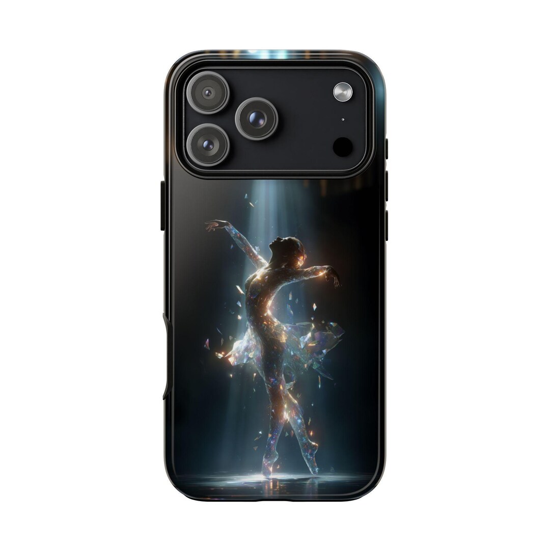 Cosmic Ballet Dancer Vibrant Light Dancing Phone Case for iPhone 17 16 ...