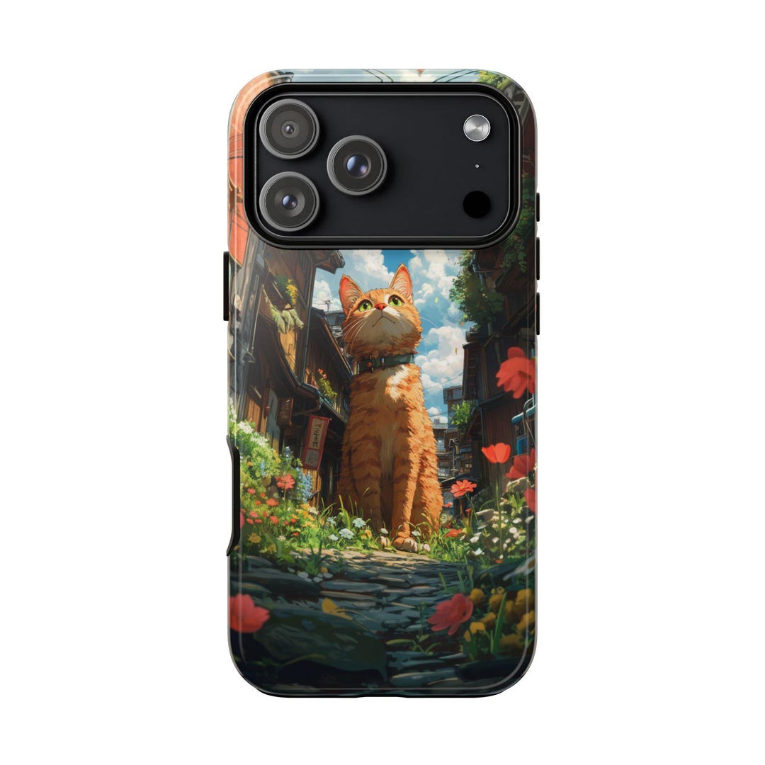 Phone Ink Case: Orange Tabby Cat - Etsy