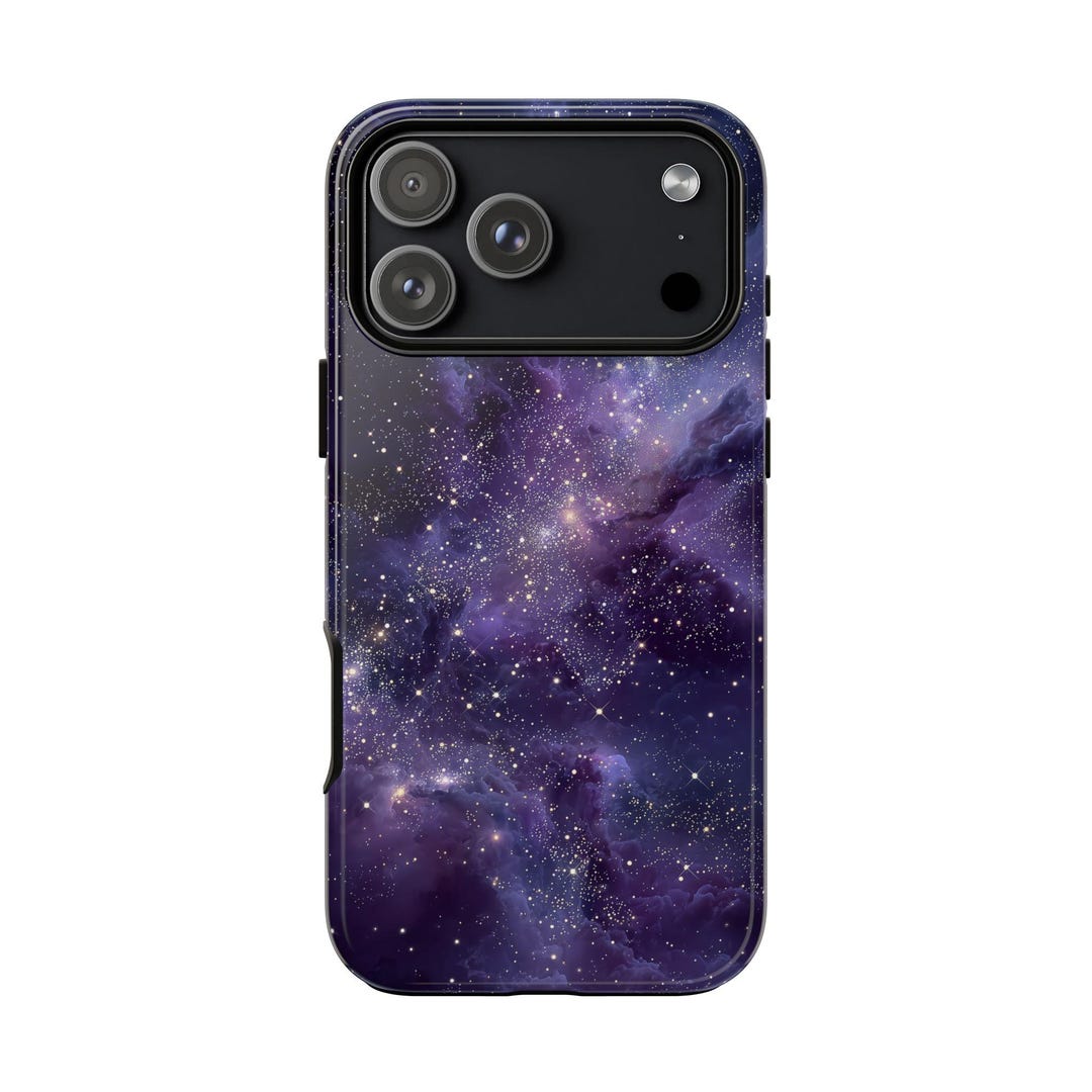 Deep Purple Nebula Star Clusters Phone Case for iPhone | Galaxy | Pixel ...