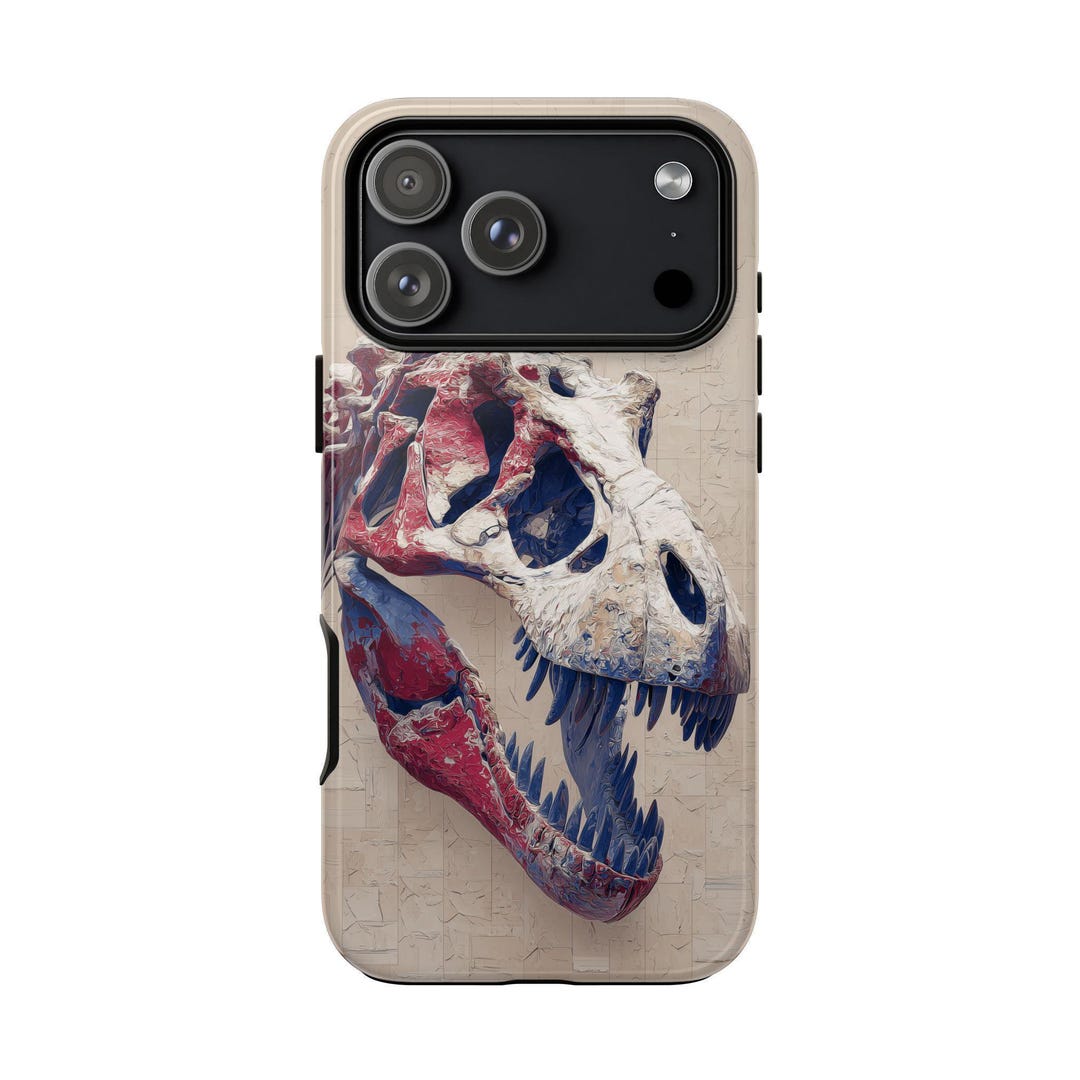 Tyrannosaurus Rex Abstract Dinosaur Fossil Phone Case for iPhone Galaxy ...