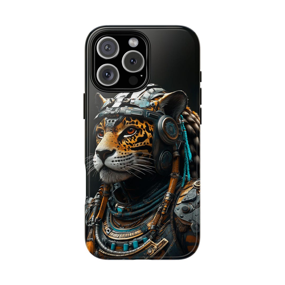 Aztec Jaguar Warrior Mexico Armor Phone Case for iPhone 16 16e 15 14 13 ...