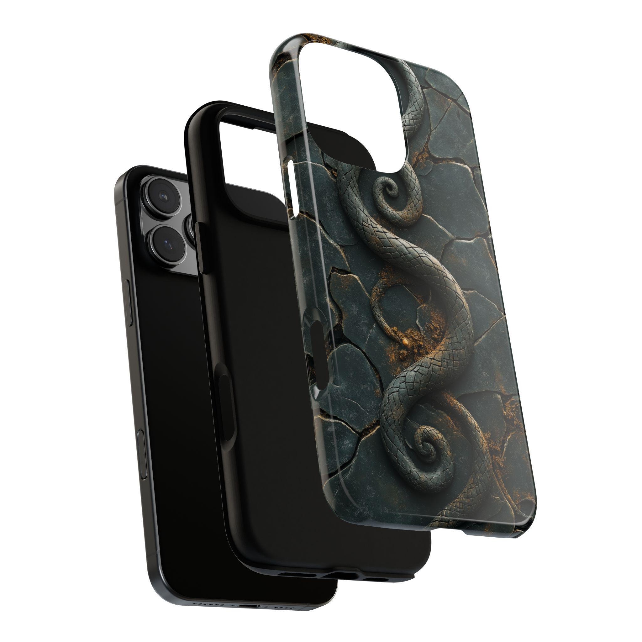 Viking Serpent Carving Rune Stone Slab Phone Case: Iphone, Galaxy ...