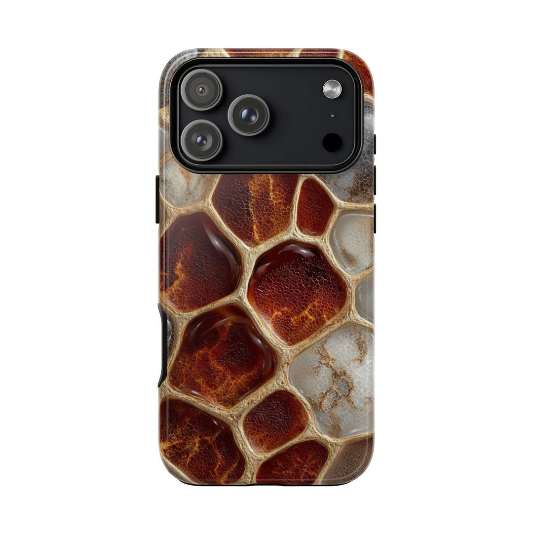 Tortoise Shell Brown Beige Mosaic Case: iPhone | Galaxy | Pixel ...