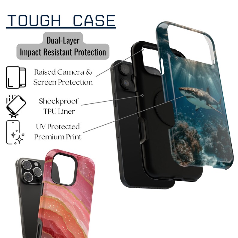 Melted Waves Abstract Green Red Colors Phone Case for iPhone 17 16 15 ...