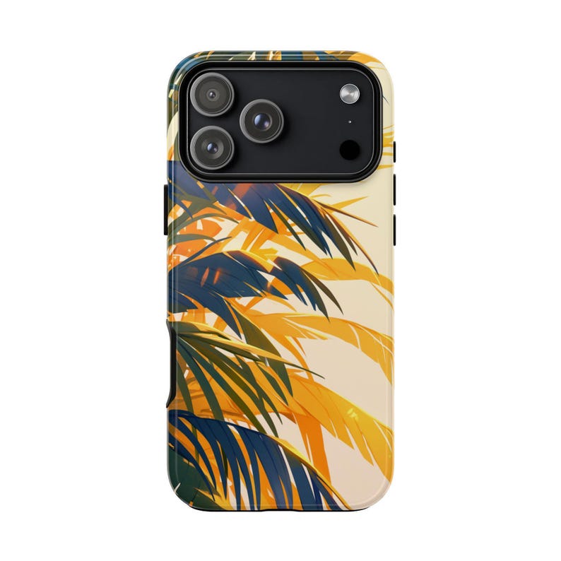 Palm Tree Green Yellow Leaves Phone Case: Personalized, Wireless ...
