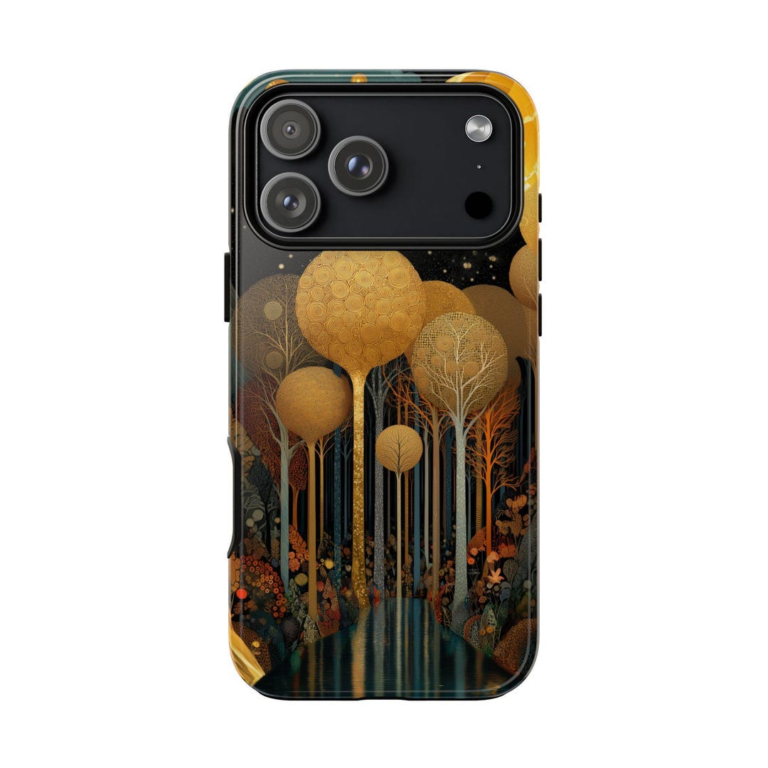Iphone, Galaxy, Pixel - Tall Trees Klimt Wilderness Woods Phone Case ...