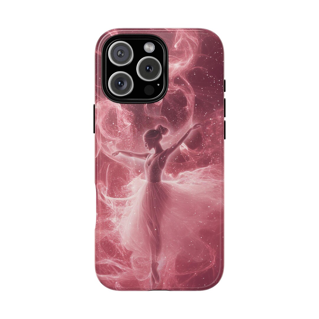 IPhone, Galaxy, Pixel - Ballet Dancer Pink Cosmic Ballerina Light Mist ...