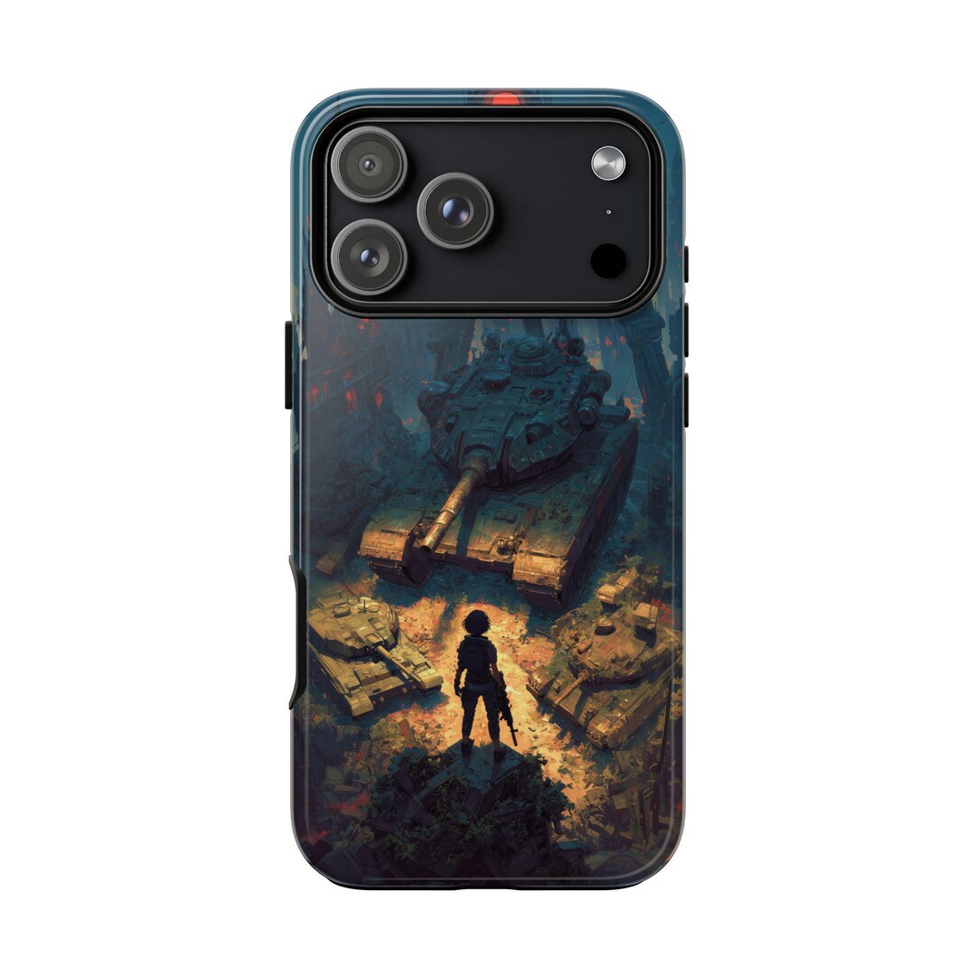 Military Tank Girl Soldier Retro Comic Phone Case: Iphone, Galaxy ...