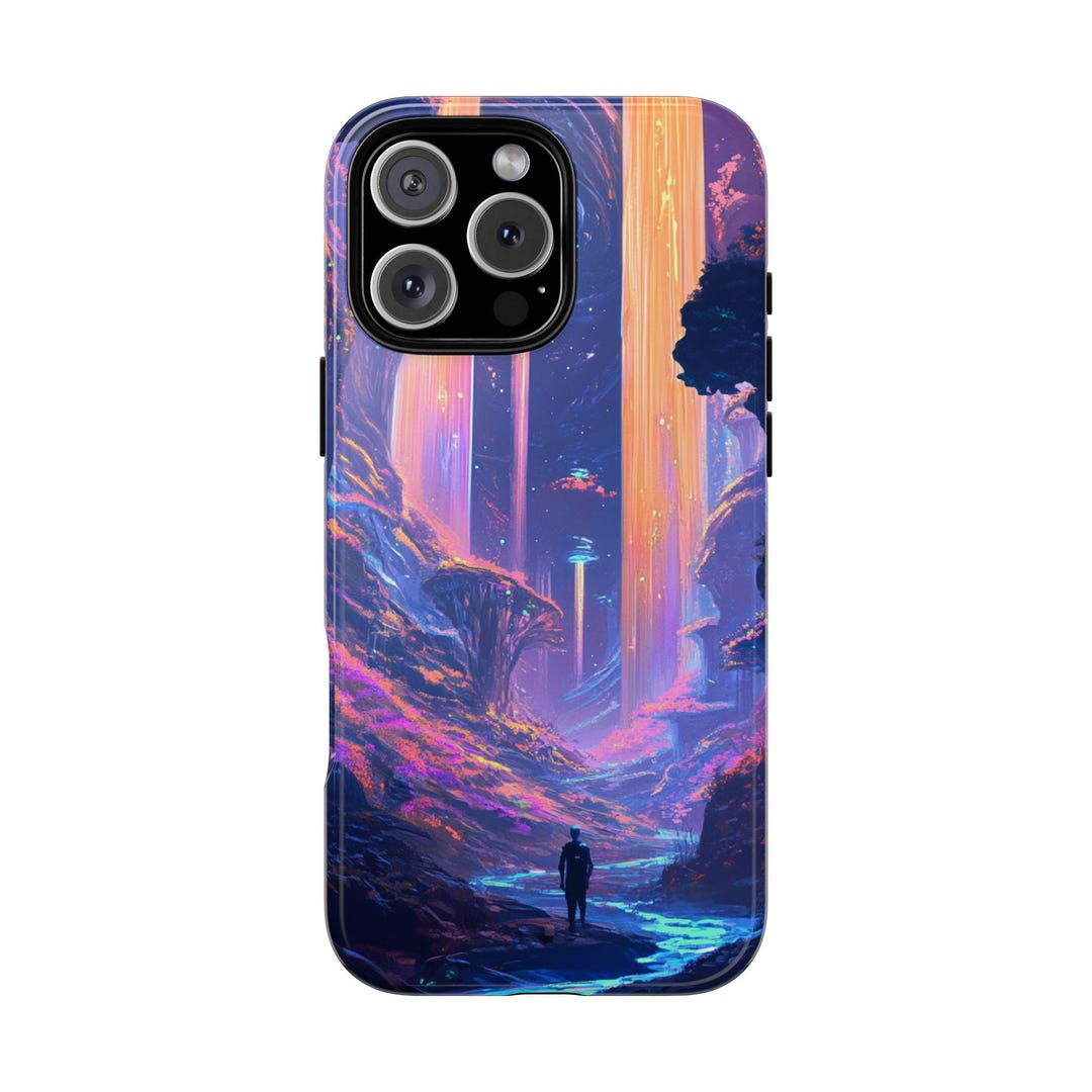 Lifetime Warranty - Alien Pillar Forest Exploration River - Phone Case ...