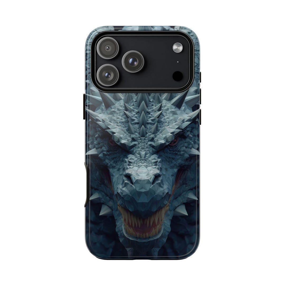 Poly Dragon Dark Gray Phone Case: Iphone, Galaxy, Pixel - Lifetime ...