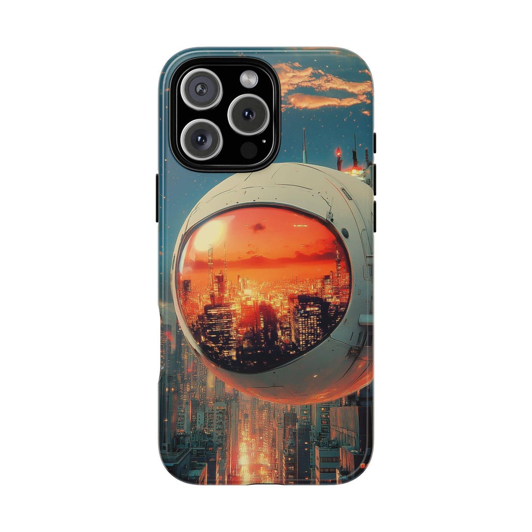 Retro Robot Futurism Android Future Cover Shockproof Phone Case for ...