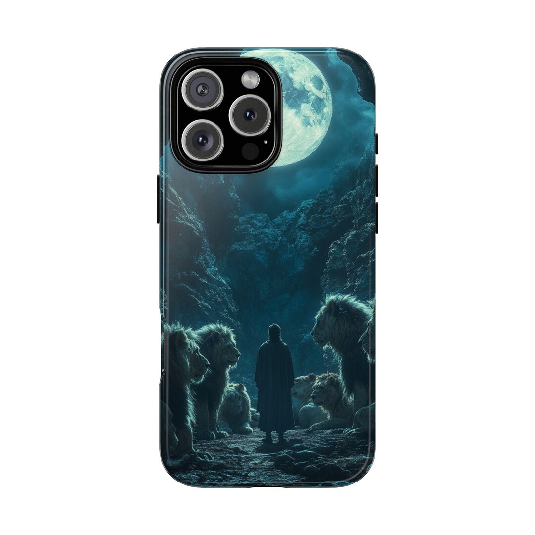 Lifetime Warranty - Daniel in the Lion Den Powerful Faith - Phone Case ...