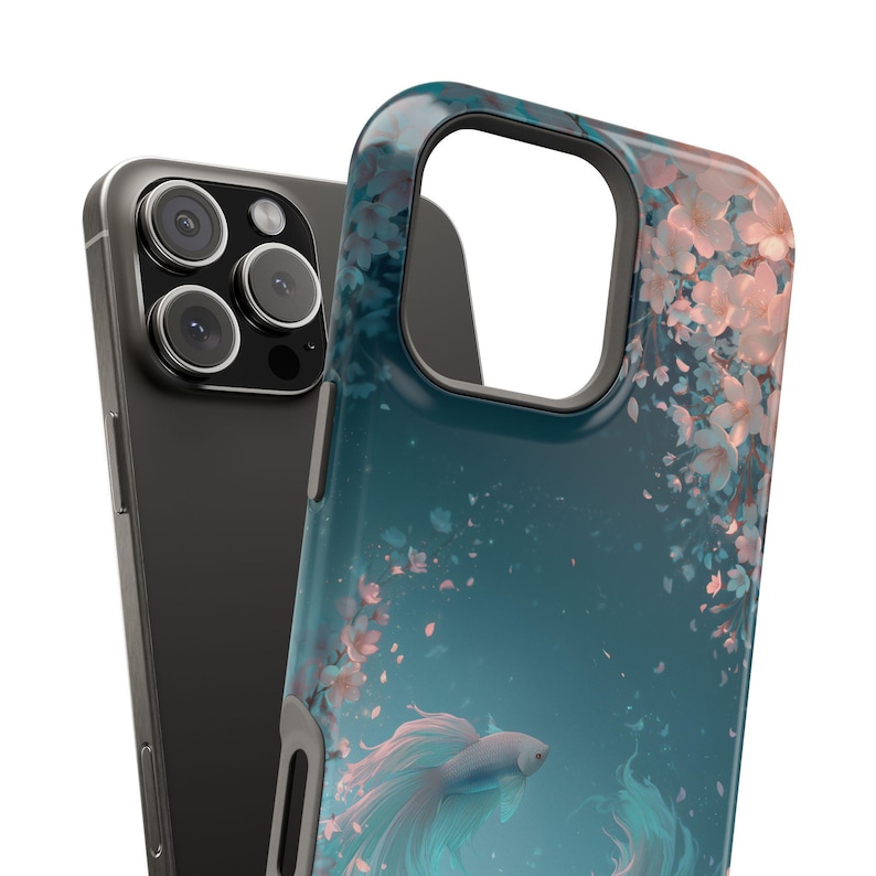 Koi Sakura Pond Vortex Fish Phone Cover | Custom Case | Lifetime ...