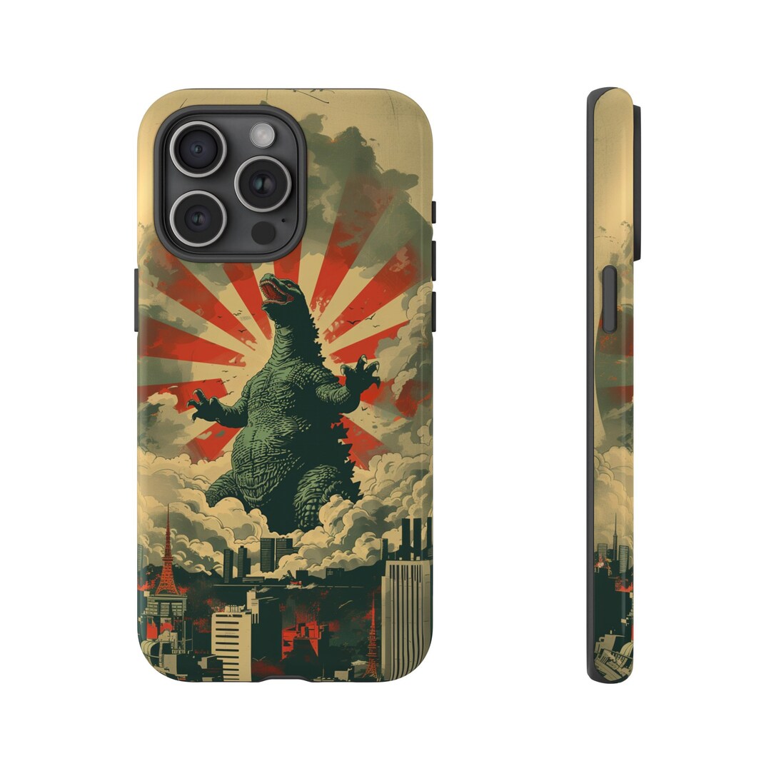 Kaiju Lizard Monster Retro Comic Style Phone Case for Galaxy S24 S23 ...
