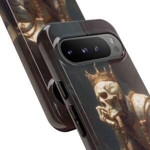 Phone Ink Case for Iphone/galaxy/pixel - Cursed King Gold and Bone ...