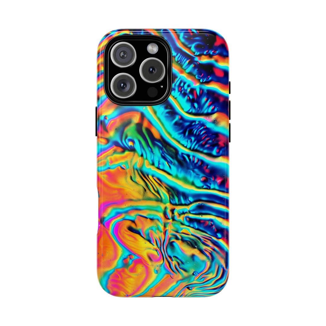 Phone Ink - Iridescent Hydro Dipped Pink Teal Blue Green Liquid - Phone ...
