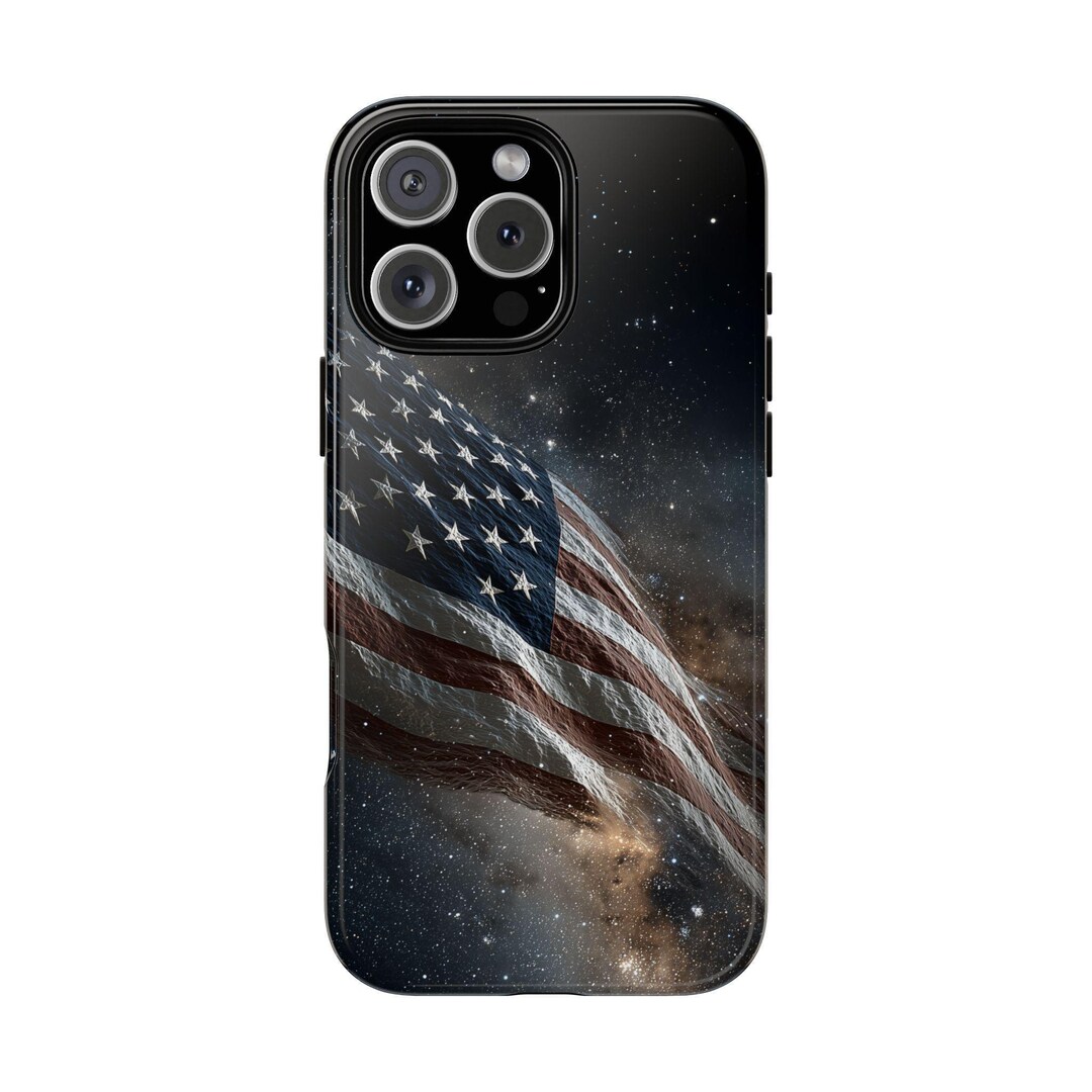Surreal American Flag USA Starry Sky Phone Case: Iphone, Galaxy, Pixel ...