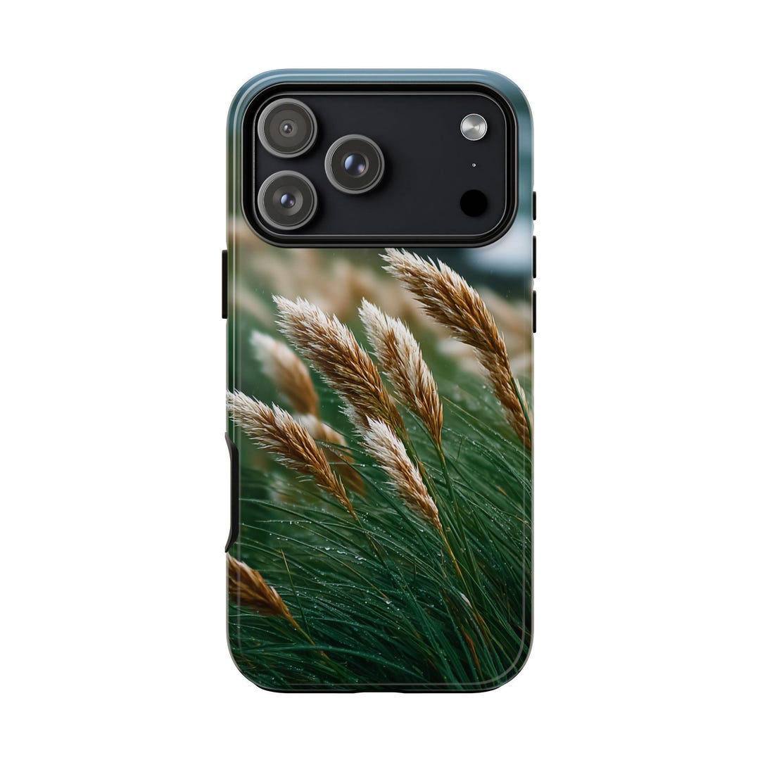 Phone Ink - Whispering Pampas Grass Coastal Rain Case: iPhone | Galaxy ...