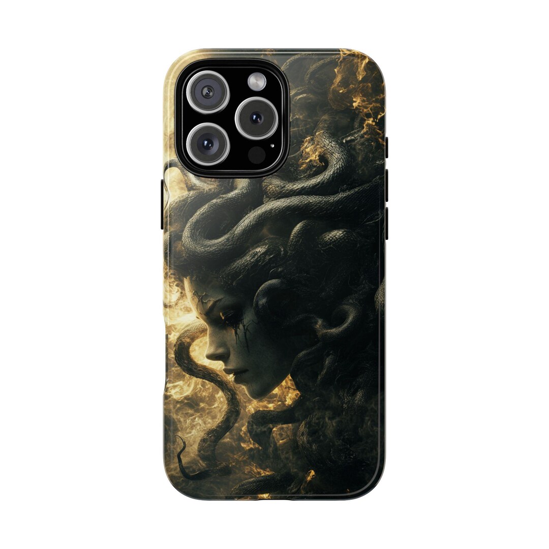 Lifetime Warranty - Medusa Snakes Gothic Art Woman Head - Phone Case ...