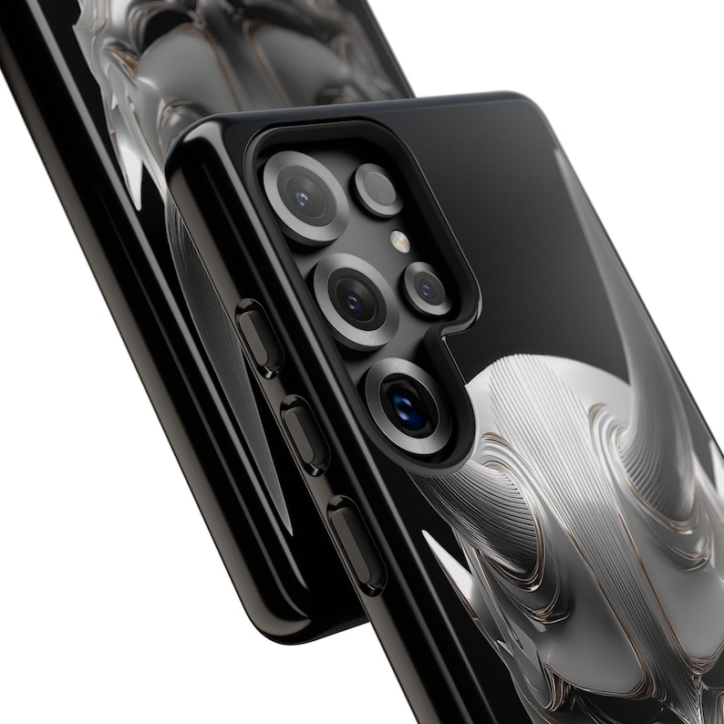 Chrome Oni Mask Silver Vector Phone Case - Lifetime Warranty - Etsy México