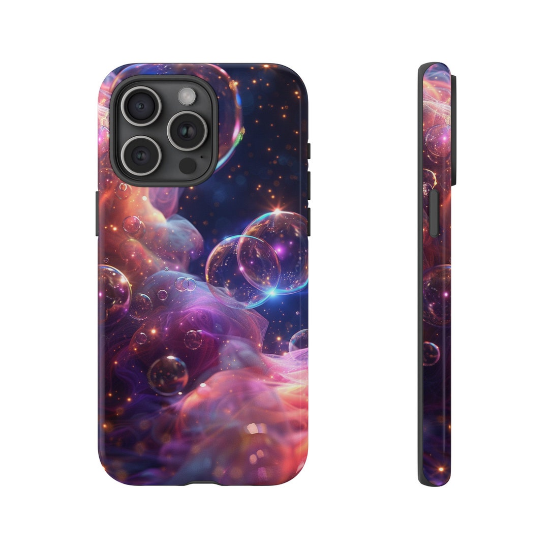 Purple Pink Bubble Galaxy Space Nebula Phone Case: Iphone, Galaxy ...