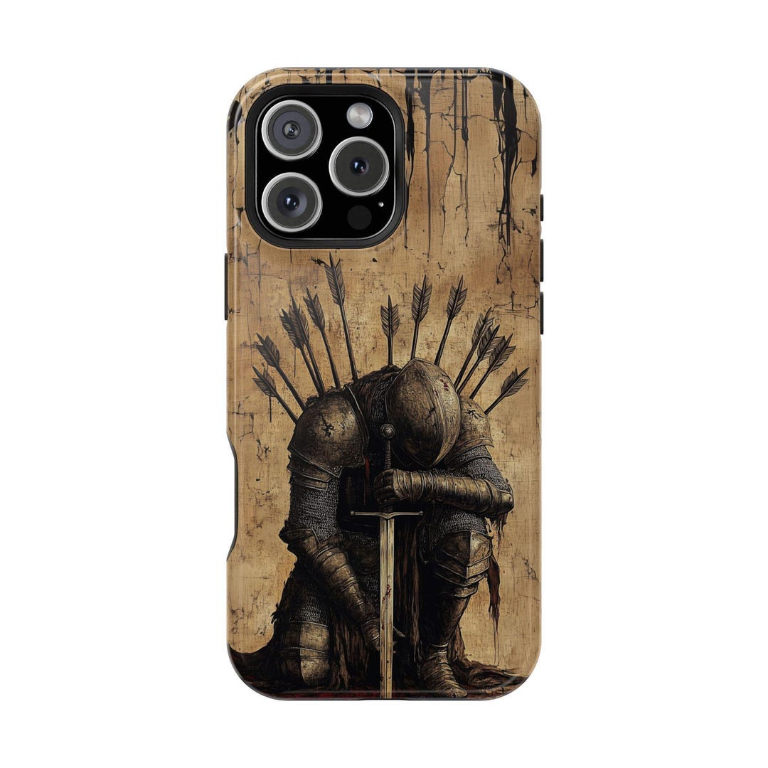 Vintage Armored Knight Arrows Phone Case - Etsy
