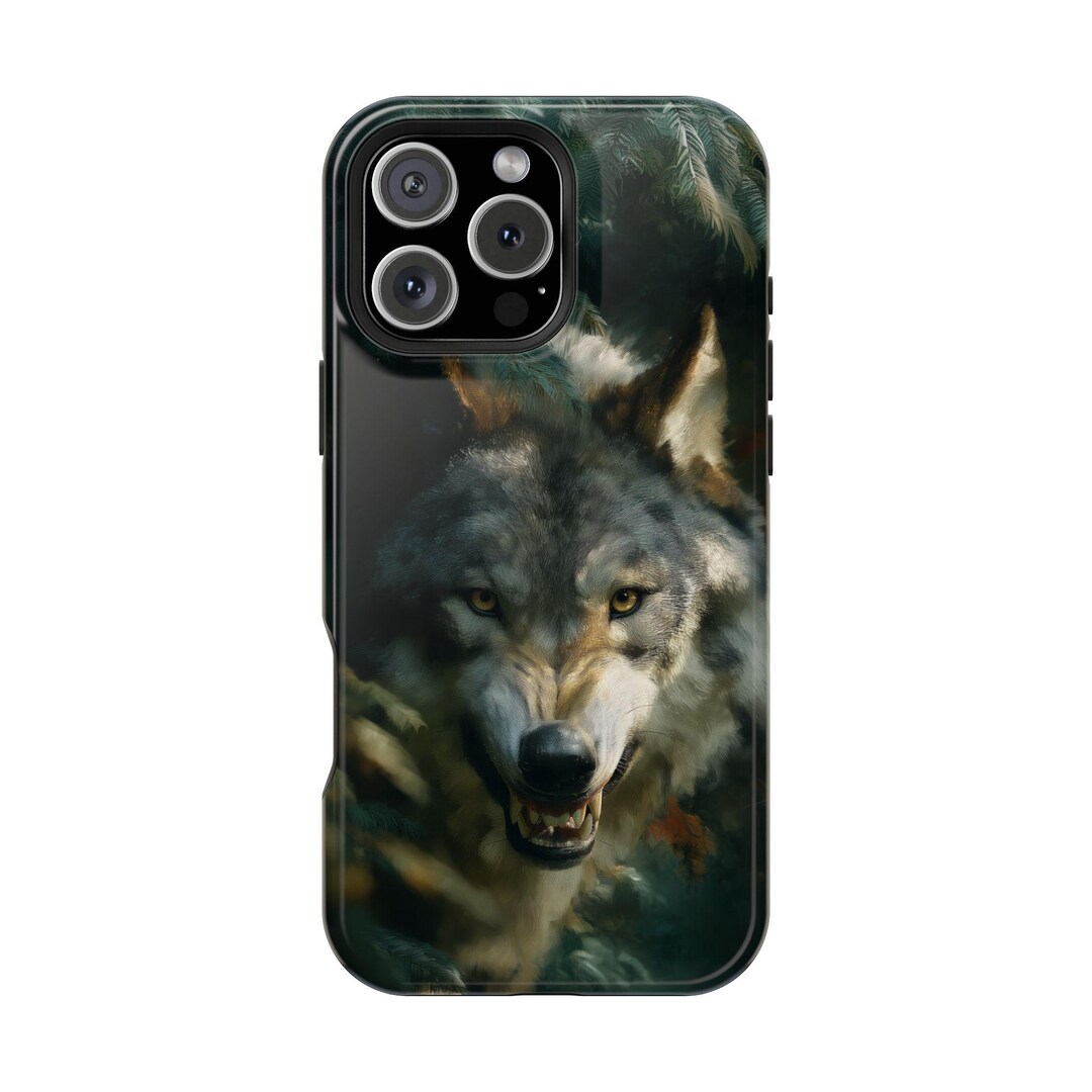 Vicious Wolf Forest Wolves Portrait Phone Case: Iphone, Galaxy, Pixel ...