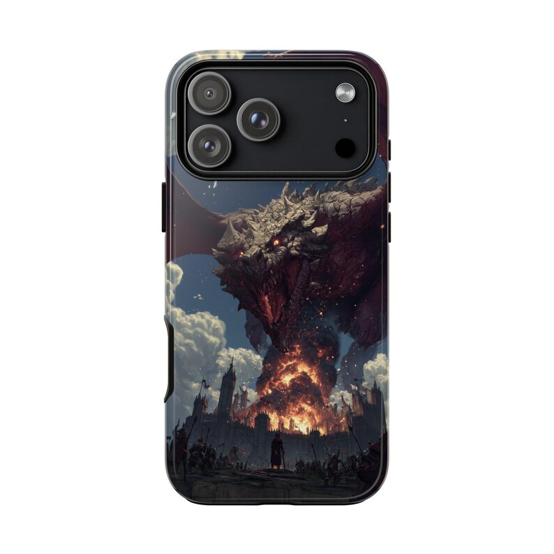 Colossal Dragon Siege Fire Castle Phone Case: iPhone | Galaxy | Pixel ...