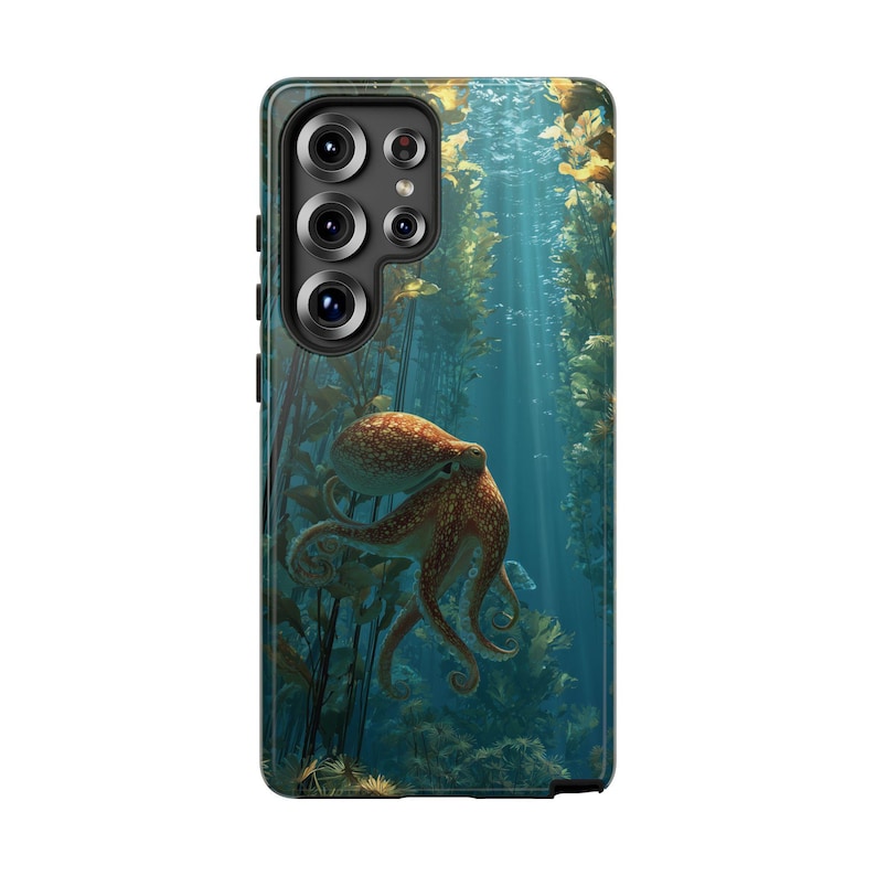 Octopus Underwater Kelp Forest Case: Iphone, Galaxy, Pixel - Lifetime ...